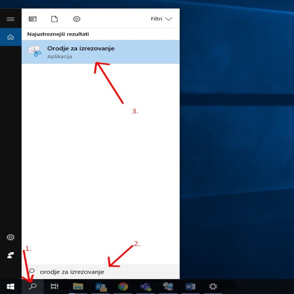 Orodje za izrezovanje